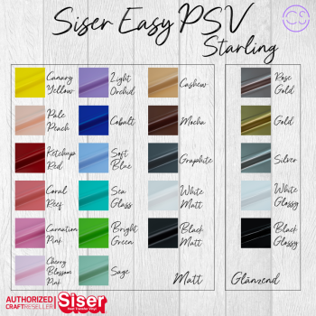 CreaSteinmetz - Siser EasyPSV Starling DIN A4 (20x30cm)