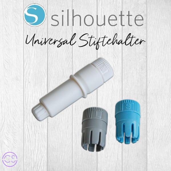 CreaSteinmetz - Silhouette Universal-Stifthalter mit 3 Kunststoffkappen